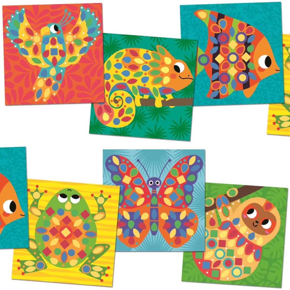 Crea Lign' Zestaw kreatywnyTropicoanimo Mozaika z diamentami +3 | Dadum