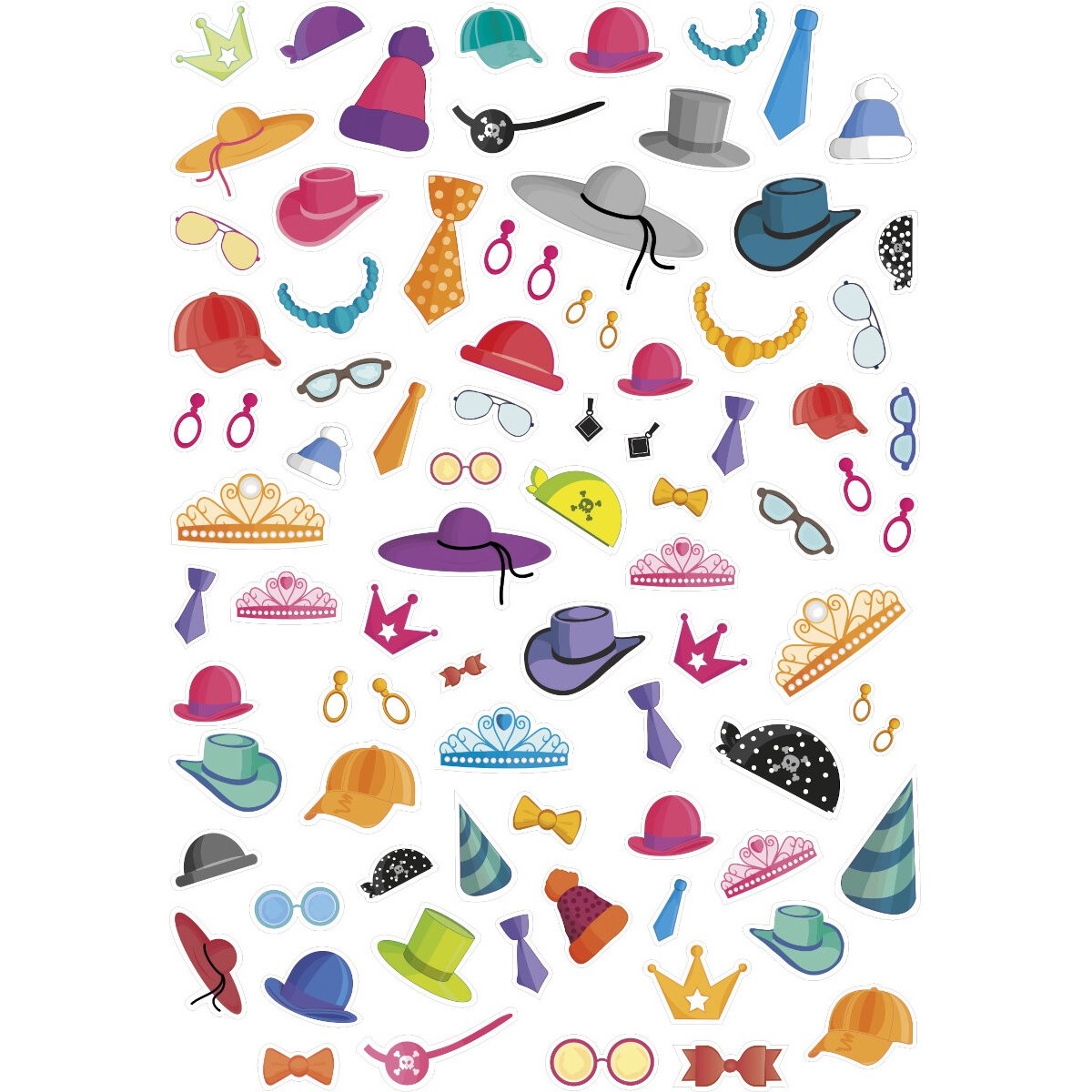 Dodatki do ubrań naklejki 120 sztuk, Graine Creative | Dadum