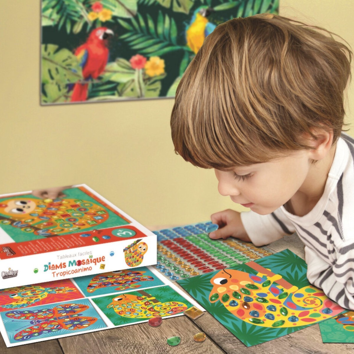 Crea Lign' Zestaw kreatywnyTropicoanimo Mozaika z diamentami +3 | Dadum
